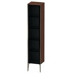 Duravit XViu Hochschrank XV1375LB113 40x36x177cm, Glastür, champagner matt, Tür links, amerikanischer nussbaum