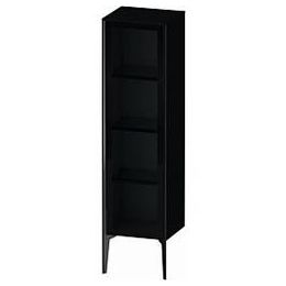 Duravit XViu Halbhochschrank XV1367LB240 40x36x133cm, Glastür, schwarz matt, Tür links, schwarz hochglanz