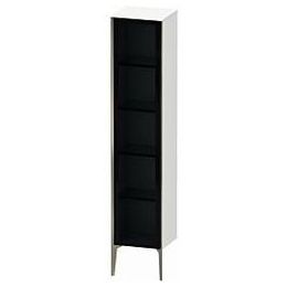 Duravit XViu Hochschrank XV1375LB118 40x36x177cm, Glastür, champagner matt, Tür links, weiß matt