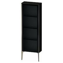 Duravit XViu Halbhochschrank XV1366RB116 50x24x133cm, Glastür, champagner matt, Tür rechts, Eiche schwarz