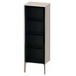 Duravit XViu Halbhochschrank XV1368RB191 50x36x133cm, Glastür, champagner matt, Tür rechts, taupe matt