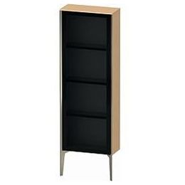 Duravit XViu Halbhochschrank XV1366RB112 50x24x133cm, Glastür, champagner matt, Tür rechts, eiche gebürstet