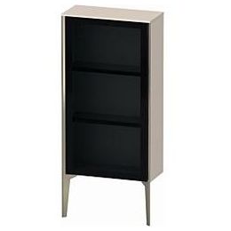 Duravit XViu Halbhochschrank XV1361RB191 50x24x89cm, Glastür, champagner matt, Tür rechts, taupe matt