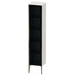 Duravit XViu Hochschrank XV1375LB122 40x36x177cm, Glastür, champagner matt, Tür links, weiß hochglanz