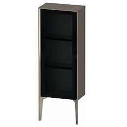 Duravit XViu Halbhochschrank XV1360LB190 40x24x89cm, Glastür, champagner matt, Tür links, flannel grey seidenmatt