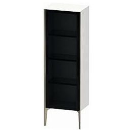 Duravit XViu Halbhochschrank XV1368RB118 50x36x133cm, Glastür, champagner matt, Tür rechts, weiß matt