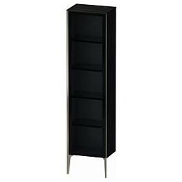 Duravit XViu Hochschrank XV1376RB116 50x36x177cm, Glastür, champagner matt, Tür rechts, Eiche schwarz