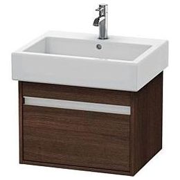 Duravit Ketho Waschtisch-Unterschrank KT668605353 55 x 44 cm, kastanie dunkel, 1 Auszug, wandhängend