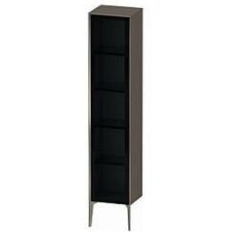 Duravit XViu Hochschrank XV1375LB189 40x36x177cm, Glastür, champagner matt, Tür links, flannel grey hochglanz