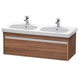 Duravit Ketho Waschtisch-Unterschrank KT666907979 115 x 45,5 cm, nussbaum natur, 1 Auszug, wandhängend