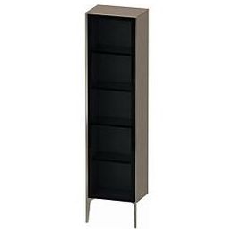 Duravit XViu Hochschrank XV1376LB111 50x36x177cm, Glastür, champagner matt, Tür links, eiche kaschmir