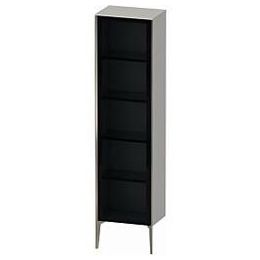 Duravit XViu Hochschrank XV1376LB107 50x36x177cm, Glastür, champagner matt, Tür links, betongrau matt