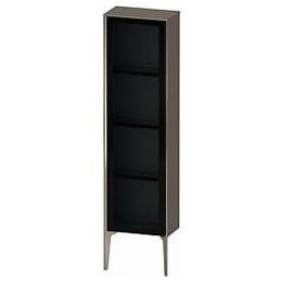 Duravit XViu Halbhochschrank XV1365LB190 40x24x133cm, Glastür, champagner matt, Tür links, flannel grey seidenmatt