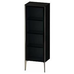 Duravit XViu Halbhochschrank XV1368RB116 50x36x133cm, Glastür, champagner matt, Tür rechts, Eiche schwarz