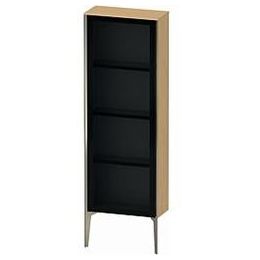 Duravit XViu Halbhochschrank XV1366RB130 50x24x133cm, Glastür, champagner matt, Tür rechts, Eiche natur