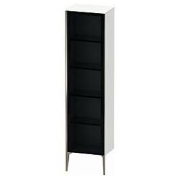 Duravit XViu Hochschrank XV1376RB118 50x36x177cm, Glastür, champagner matt, Tür rechts, weiß matt