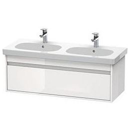 Duravit Ketho Waschtisch-Unterschrank KT666902222 115 x 45,5 cm, weiß hochglanz, 1 Auszug, wandhängend