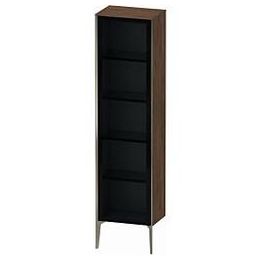 Duravit XViu Hochschrank XV1376RB121 50x36x177cm, Glastür, champagner matt, Tür rechts, nussbaum dunkel