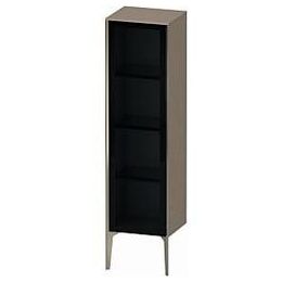 Duravit XViu Halbhochschrank XV1367RB111 40x36x133cm, Glastür, champagner matt, Tür rechts, eiche kaschmir