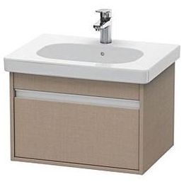 Duravit Ketho Waschtisch-Unterschrank KT667007575 60 x 45,5 cm, leinen, 1 Auszug, wandhängend