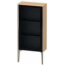 Duravit XViu Halbhochschrank XV1361RB112 50x24x89cm, Glastür, champagner matt, Tür rechts, eiche gebürstet