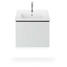 Duravit Me by Starck Möbel-Waschtisch 23365300001 53 x 43 cm, weiß WonderGliss, mit Hahnloch, Überlauf, Hahnlochbank