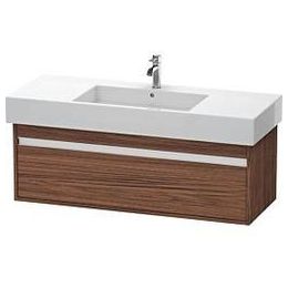 Duravit Ketho Waschtisch-Unterschrank KT669202121 120 x 45,5 cm, nussbaum dunkel, 1 Auszug, wandhängend