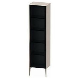 Duravit XViu Hochschrank XV1376RB191 50x36x177cm, Glastür, champagner matt, Tür rechts, taupe matt