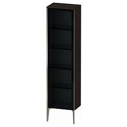 Duravit XViu Hochschrank XV1376RB169 50x36x177cm, Glastür, champagner matt, Tür rechts, nussbaum gebürstet