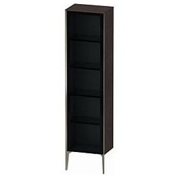 Duravit XViu Hochschrank XV1376LB172 50x36x177cm, Glastür, champagner matt, Tür links, eiche dunkel gebürstet