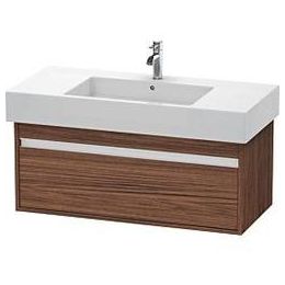 Duravit Ketho Waschtisch-Unterschrank KT669102121 100 x 45,5 cm, nussbaum dunkel, 1 Auszug, wandhängend