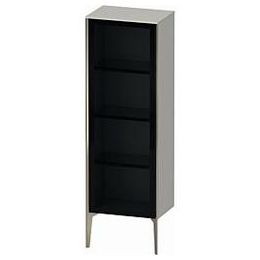 Duravit XViu Halbhochschrank XV1368LB107 50x36x133cm, Glastür, champagner matt, Tür links, betongrau matt