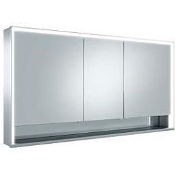 KEUCO Royal Lumos Spiegelschrank 14306171304 1400x735x165mm, silber-eloxiert, Spiegelheizung, 3 kurze Türen, Wandvorbau