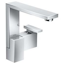 hansgrohe Axor Edge Waschtischarmatur 46020000 chrom, mit Push-Open Ablaufgarnitur, Ausladung 175mm