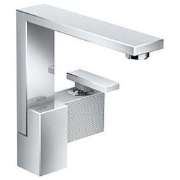 hansgrohe Axor Edge Waschtischarmatur 46021000 chrom, Diamantschliff, mit Push-Open Ablaufgarnitur, Ausladung 175mm