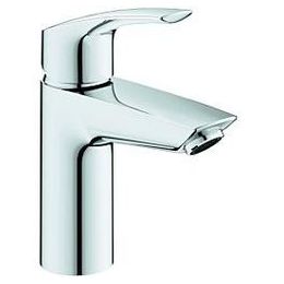 Grohe Eurosmart Waschtischarmatur 23924003 1/2", S-Size, mit Push-Open-Ablaufgarnitur, glatter Körper, chrom