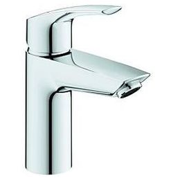 Grohe Eurosmart Waschtischarmatur 23922003 1/2", S-Size, mit Push-Open-Ablaufgarnitur, glatter Körper, chrom