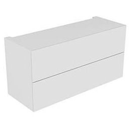 KEUCO Edition 11 Modul-Unterbauschrank 31317140000 140 x 70 x 53,5 cm, Lack Seidenmatt, Glas Trüffel klar