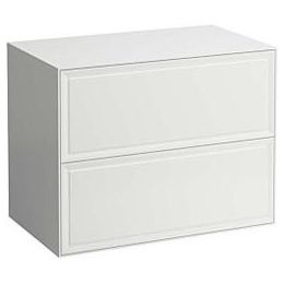 Laufen The new classic Schubladenelement/Sideboard H4060160851701 77,5x60x45,5cm, 2 Schubladen, Sideboard ohne Ausschnitt, Weiß matt