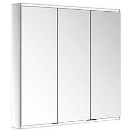 KEUCO Royal Modular 2.0 Spiegelschrank 800321101000300 1000 x 900 x 120 mm, 1 Steckdose, 1 Doppel-USB-Ladestelle, Wandvorbau, 3-türig, DALI