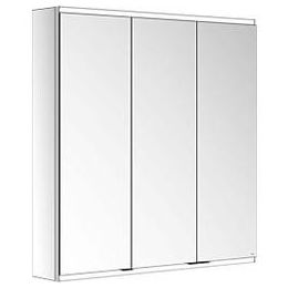 KEUCO Royal Modular 2.0 Spiegelschrank 800311091100300 900 x 900 x 160 mm, 1 Steckdose, 1 Doppel-USB-Ladestelle, Wandvorbau, 3-türig