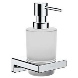 Hansgrohe AddStoris Lotionsspender 41745000 Wandmontage, Glaseinsatz, Metall, chrom