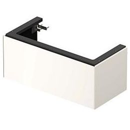 Duravit White Tulip Waschtisch-Unterschrank WT42420H4H4 98,4 x 45,8 cm, Nordic Weiß Hochglanz, wandhängend, 1 Auszug