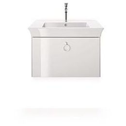 Duravit White Tulip Waschtisch-Unterschrank WT425108585 68,4 x 45,8 cm, Weiß Hochglanz, wandhängend, 1 Auszug mit Griff