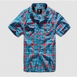 Brandit Button Up Shirt 'Roadstar' male Blue size 4XL
