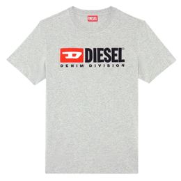 Diesel T-Shirt Herren Gr&ouml;&szlig;e L grau / blutrot / schwarz / wei&szlig;
