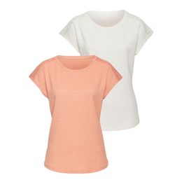 Vivance Shirt female Orange, White size 32/34