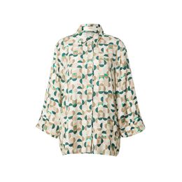 Inwear Bluse 'Beril' Damen Gr&ouml;&szlig;e XS beige / dunkelbeige / gr&uuml;n / smaragd