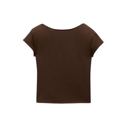 Pull&Bear Pull&Bear T-Shirt Damen Gr&ouml;&szlig;e S schoko