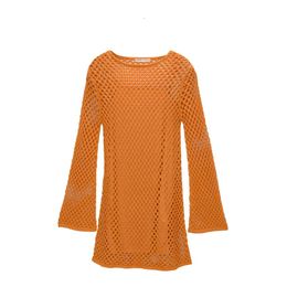 Pull&Bear Pull&Bear Kleid Damen Größe XS orange
